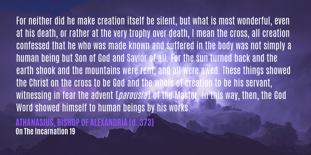 Athanasius, On the Incarnation 19 – Scripture & Mission